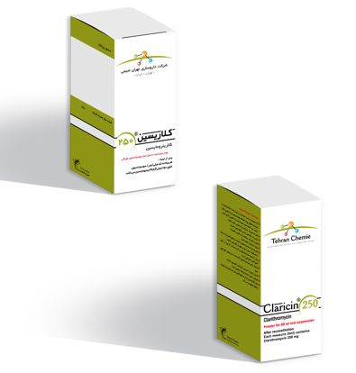 سوسپانسیون کلاریسین 250 میلی گرم/5 میلی لیتر | CLARICIN 250MG/5ML SUSP ...